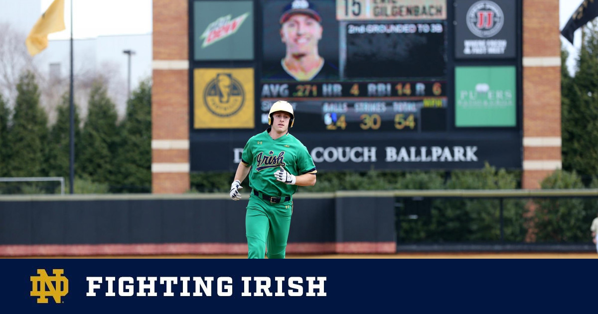 Irish Walk-Off Game 2, Split Doubleheader with No. 21 North Carolina – Notre Dame Fighting Irish ...