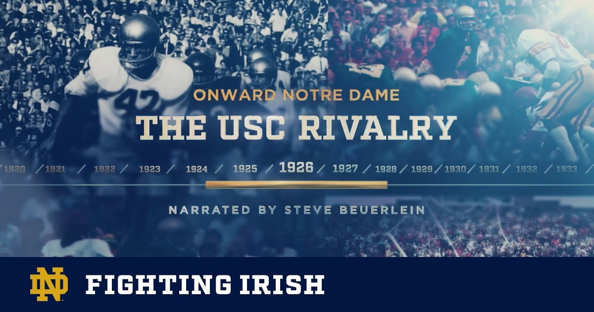 Onward Notre Dame: The USC Rivalry – Notre Dame Fighting Irish ...