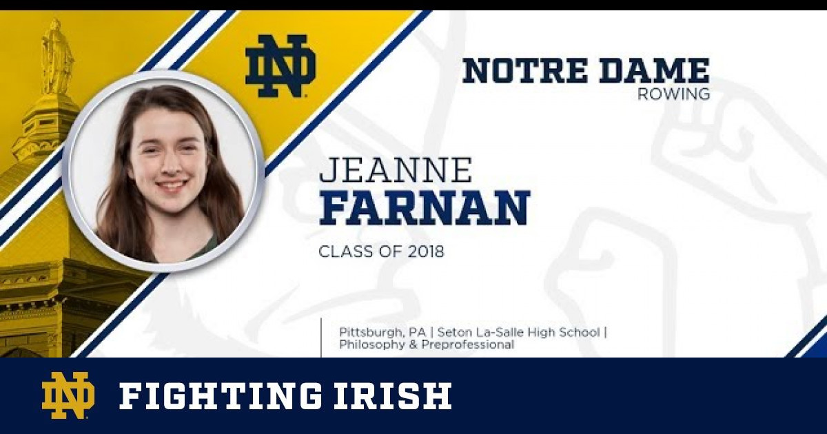 Jeanne Farnan – Notre Dame Rowing – Notre Dame Fighting Irish ...