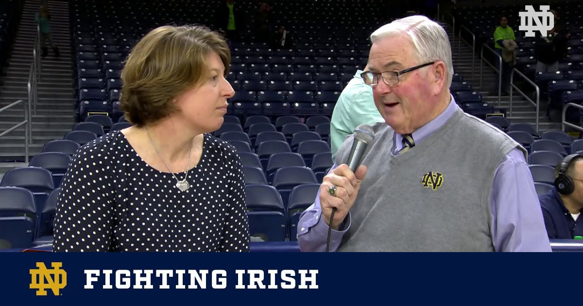 @ndwbb | Coach Beth Cunningham Instant Reaction vs. Georgia Tech (2019 ...