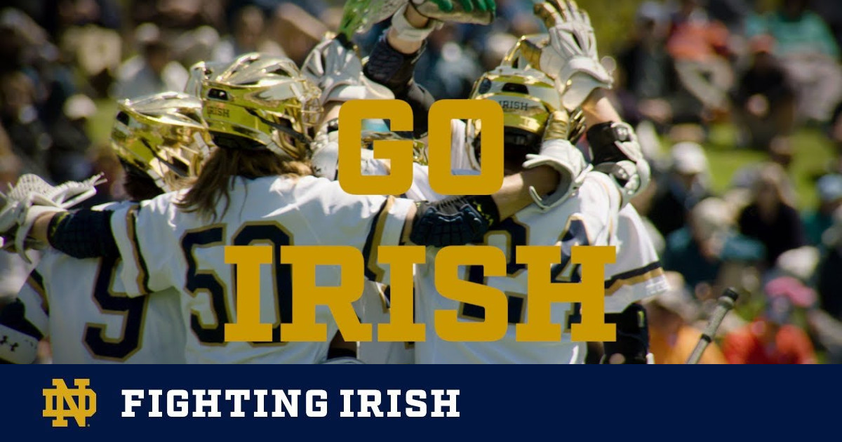 @NDLacrosse | Go Irish, Beat Pioneers – Notre Dame Fighting Irish ...
