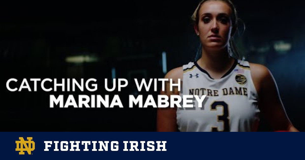Catching Up With Marina Mabrey – Notre Dame Fighting Irish – Official ...