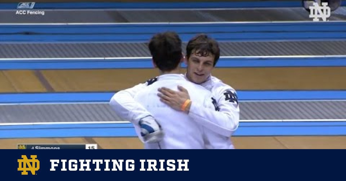 Notre Dame Men’s Fencing Highlights – ACC Individual Championships ...