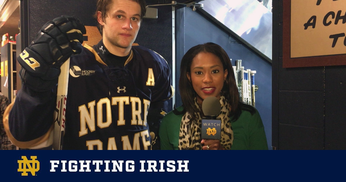 Instant Reaction with Anders Bjork – Notre Dame Fighting Irish ...
