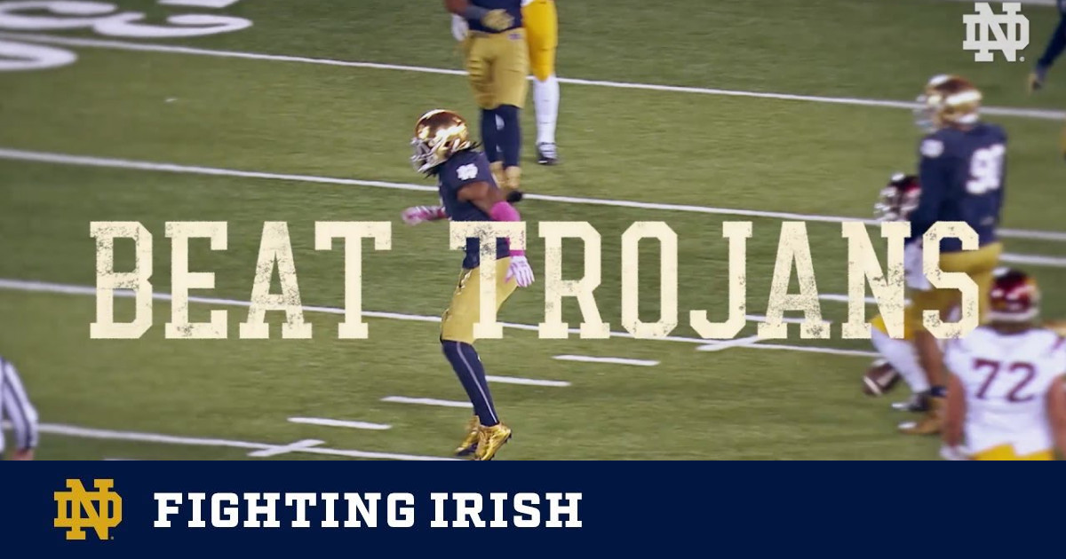 Go Irish, Beat Trojans – Notre Dame Fighting Irish – Official Athletics ...