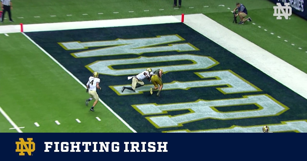 Quick Play: Durham Smythe Touchdown – Notre Dame Fighting Irish ...