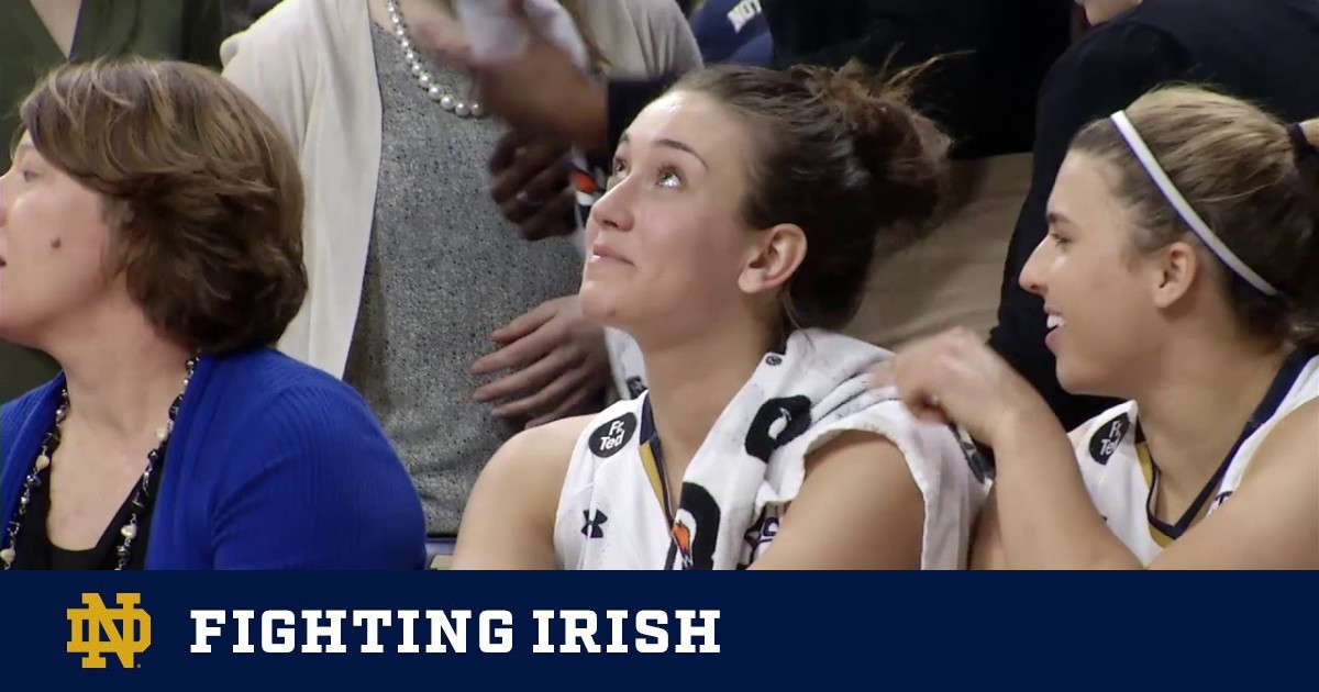 WBB: Michaela Mabrey Thank You – Notre Dame Fighting Irish – Official ...