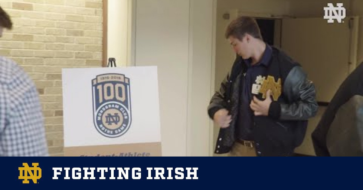 Spring Monogram Jacket Ceremony – Notre Dame Fighting Irish – Official ...