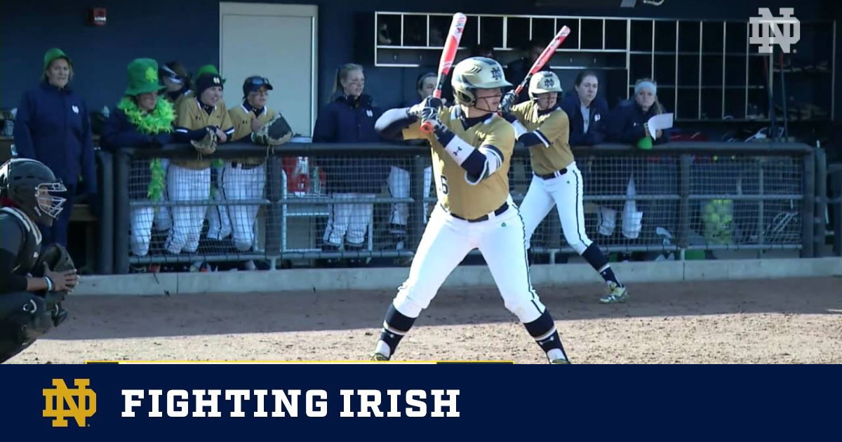 Notre Dame vs. IUPUI Softball Highlights – Notre Dame Fighting Irish ...
