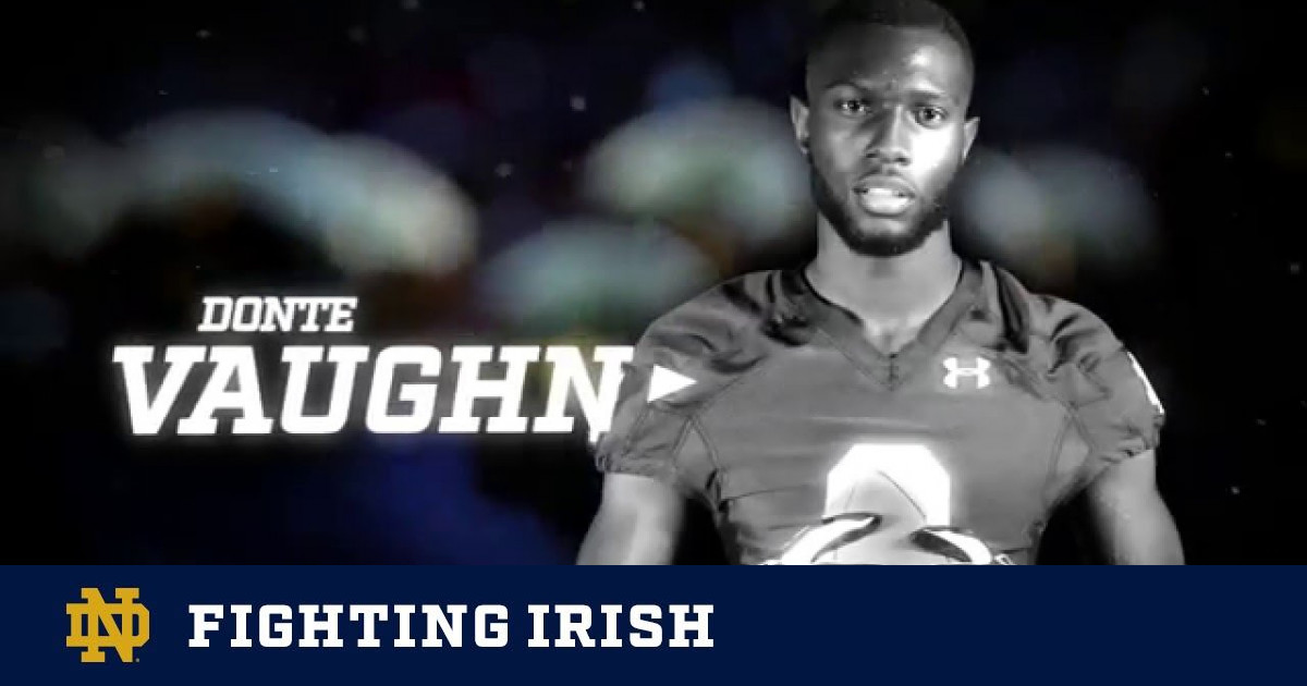Donte Vaughn – 2016 Notre Dame Signee – Notre Dame Fighting Irish ...