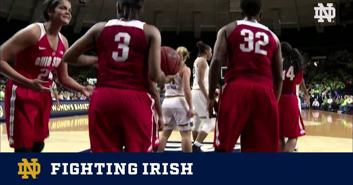WBB vs Ohio State Highlights – Notre Dame Fighting Irish – Official ...