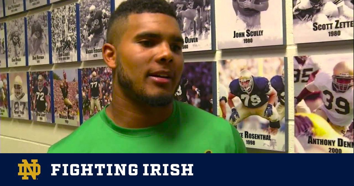 FB: @NDSportsBlogger Interviews Josh Anderson – Notre Dame Fighting ...