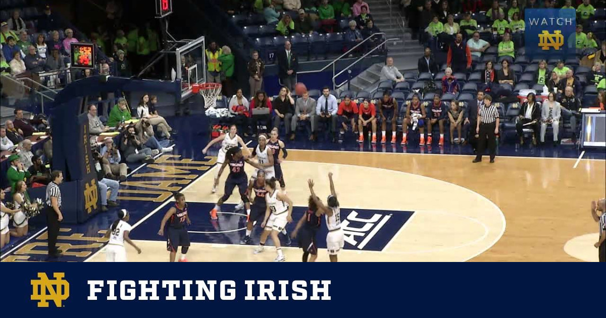 WBB vs. Virginia Highlights – Notre Dame Fighting Irish – Official ...