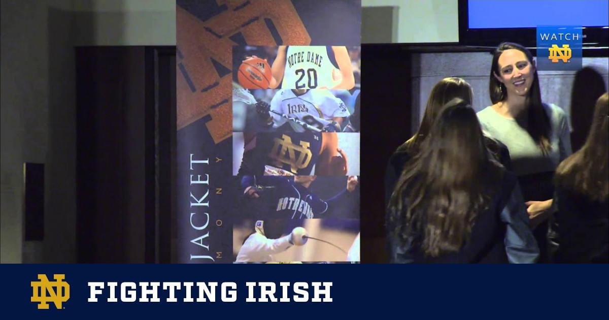 WSW&D – Monogram Jacket Ceremony – Notre Dame Fighting Irish – Official ...