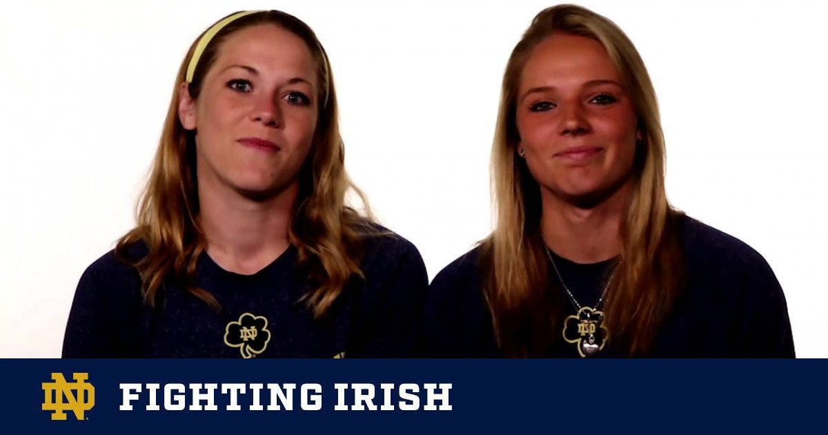 Cassidy Whidden and Carly Piccinich – Student. Athlete. Irish. – Notre ...