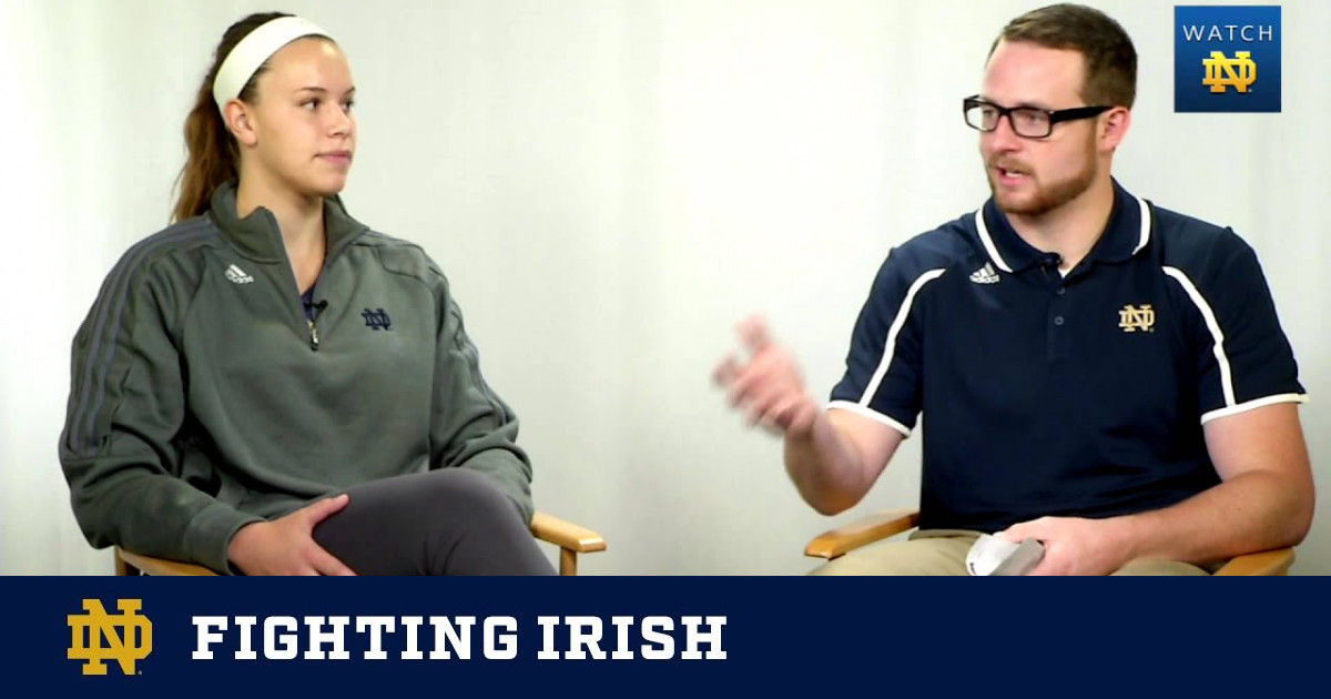 Student-Athlete Of The Week – Jeni Houser – Notre Dame Fighting Irish ...