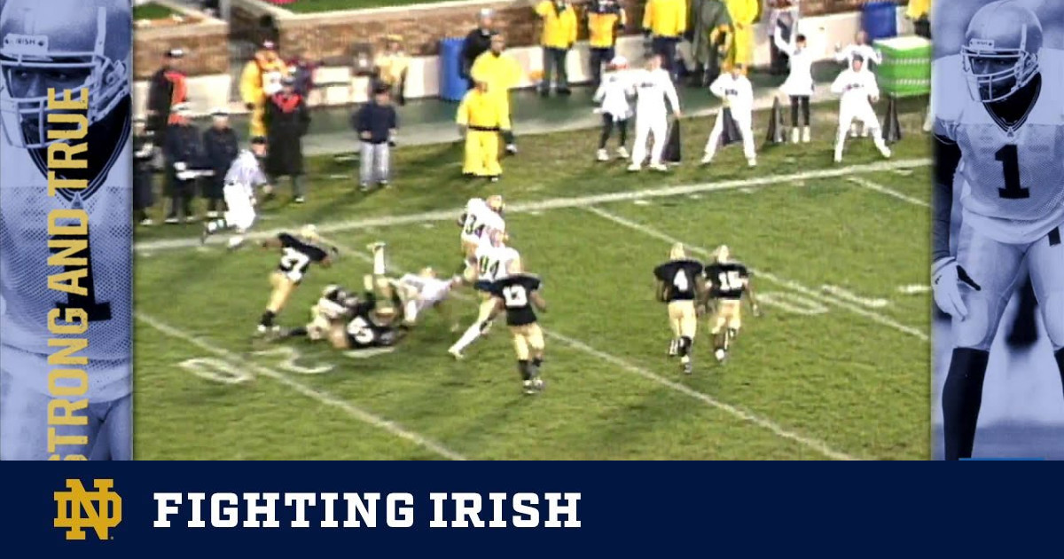 1997 vs. Navy – Allen Rossum Saves The Game – Notre Dame Fighting Irish ...
