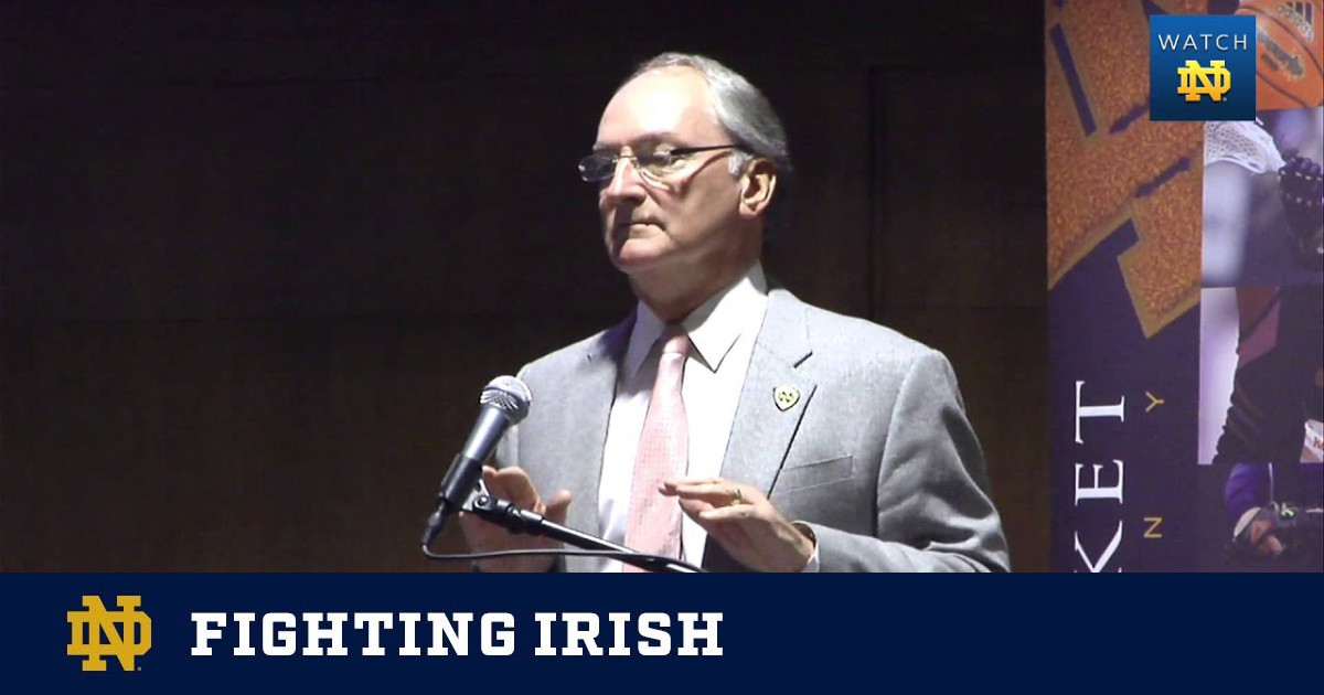 Notre Dame Monogram Club Fall Letter Jacket Ceremony – Notre Dame ...