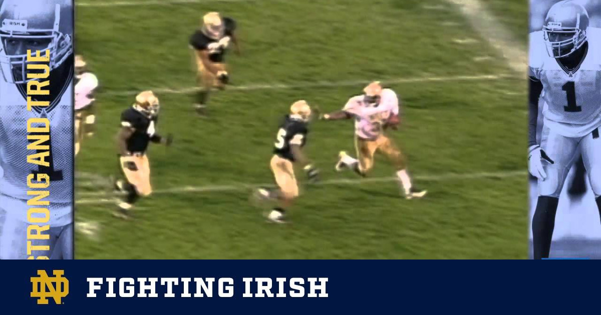 1997 vs. Navy – Allen Rossum Saves The Game – Notre Dame Fighting Irish ...