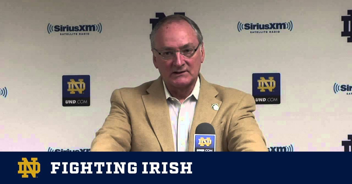 Jack Swarbrick Media Session – Notre Dame Fighting Irish – Official ...