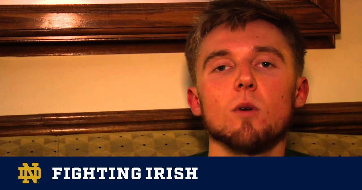 So You Want To Be A Leprechaun?- Connor – Notre Dame Fighting Irish ...