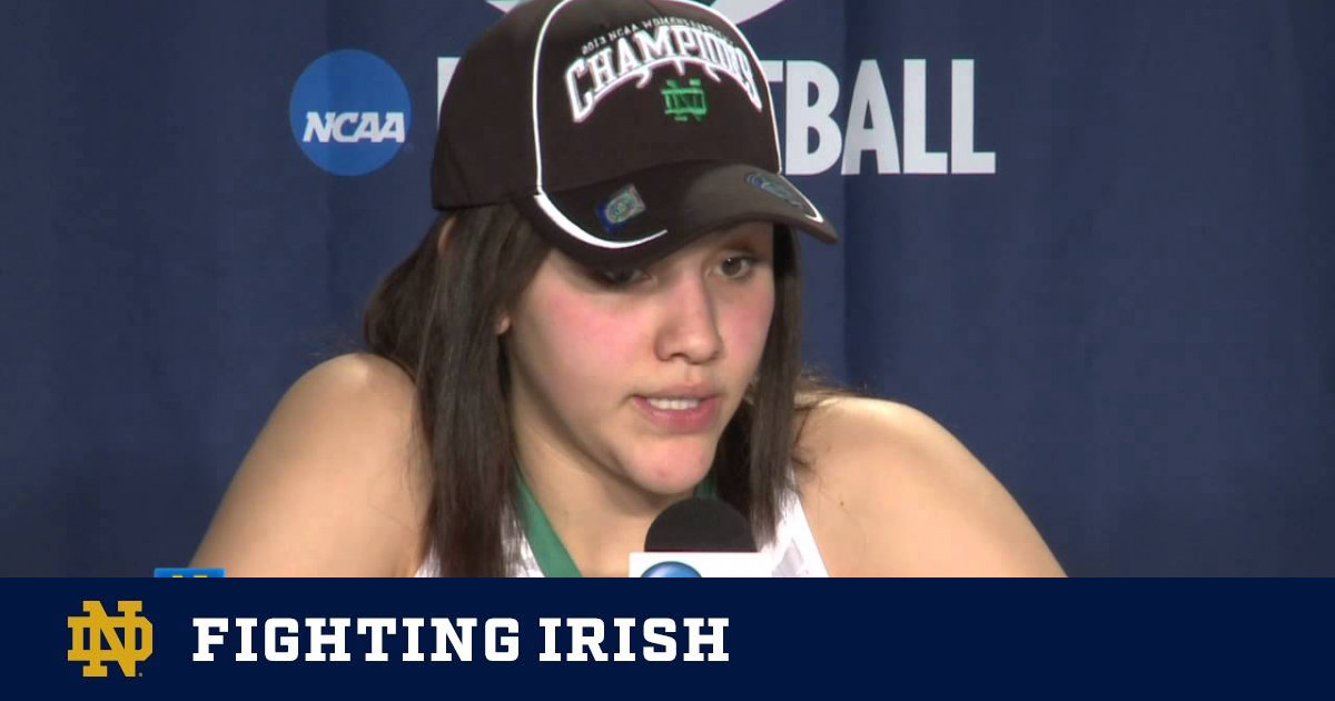 Elite 8 Post Game Press Conference – Notre Dame Women’s Basketball ...