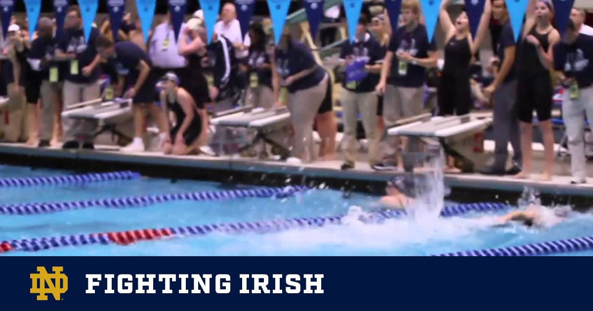 Women’s Swimming and Diving BIG EAST Recap – Notre Dame Fighting Irish ...