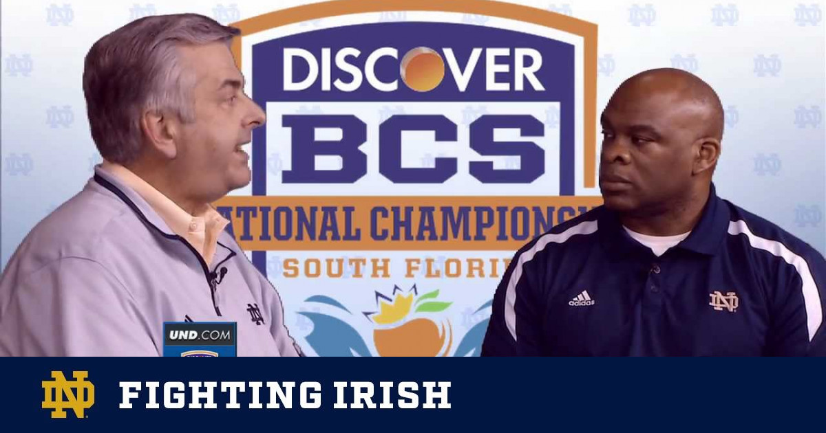 UND.com – Reggie Brooks BCS Game Preview – Notre Dame Fighting Irish ...