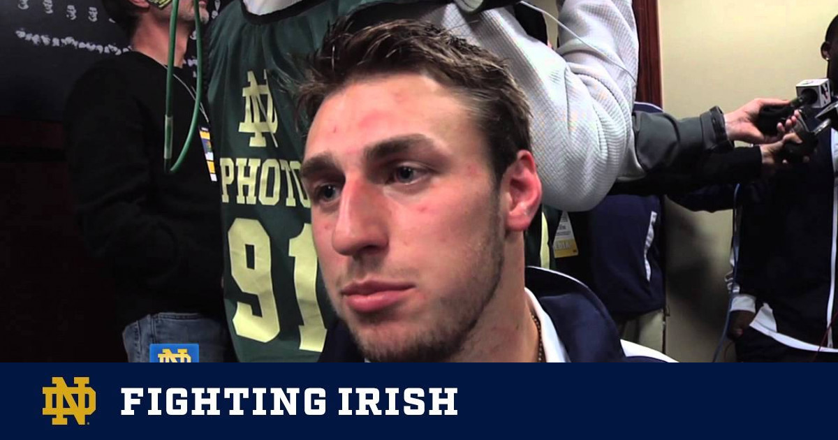 Michigan Post Interviews – Notre Dame Football – Notre Dame Fighting ...