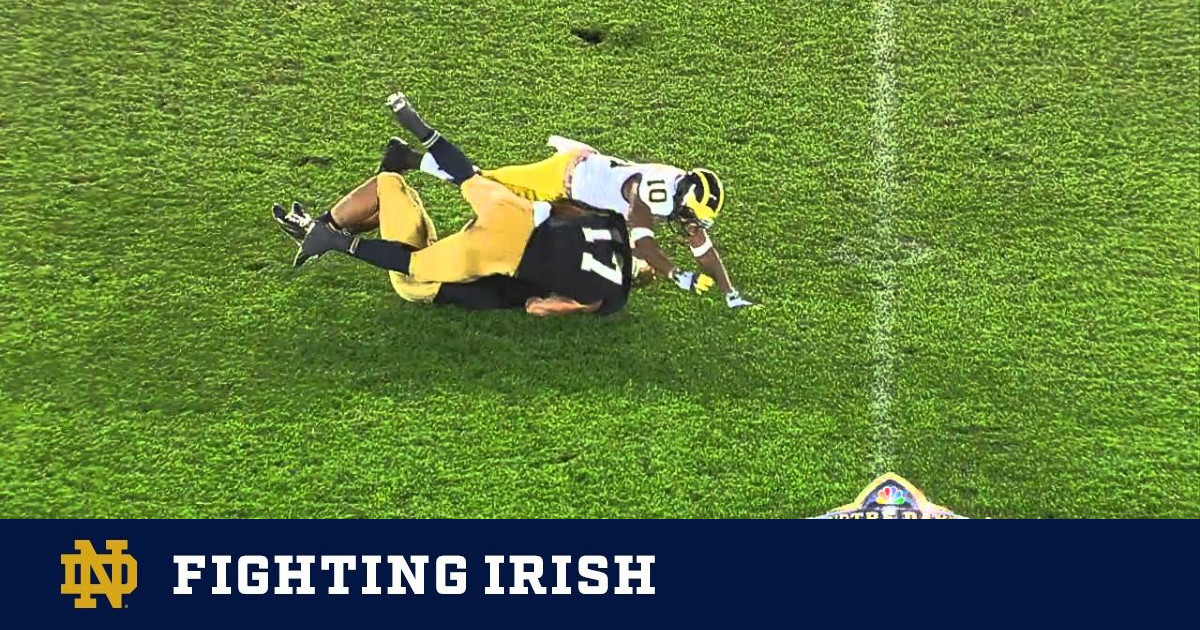 Notre Dame – Michigan Football Game Highlights – Notre Dame Fighting ...
