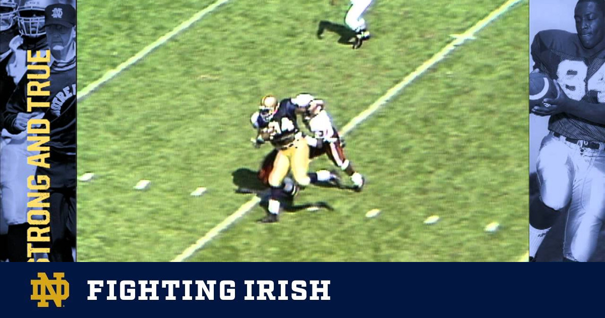 1991 vs. Indiana – 125 Years of Notre Dame Football – Moment #006 ...