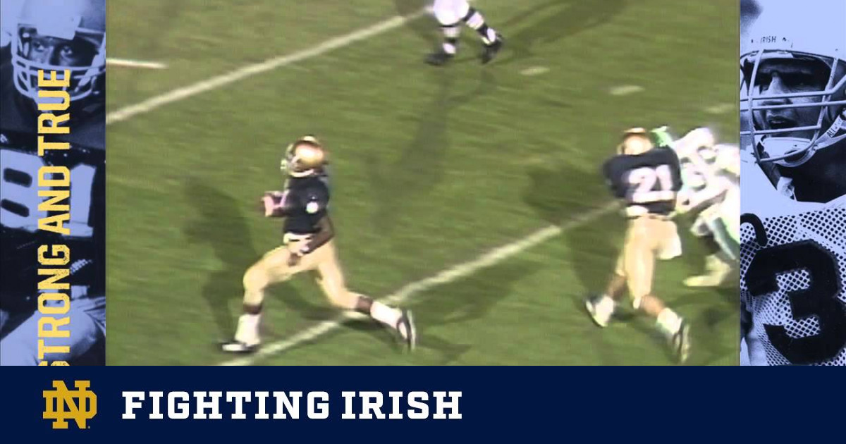 1987 vs. Michigan State – 125 Years of Notre Dame Football – Moment ...