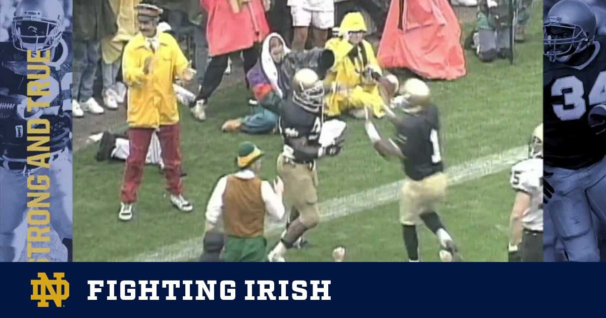 1994 vs. Purdue – Ray Zellars Run – 125 Years of Notre Dame Football ...