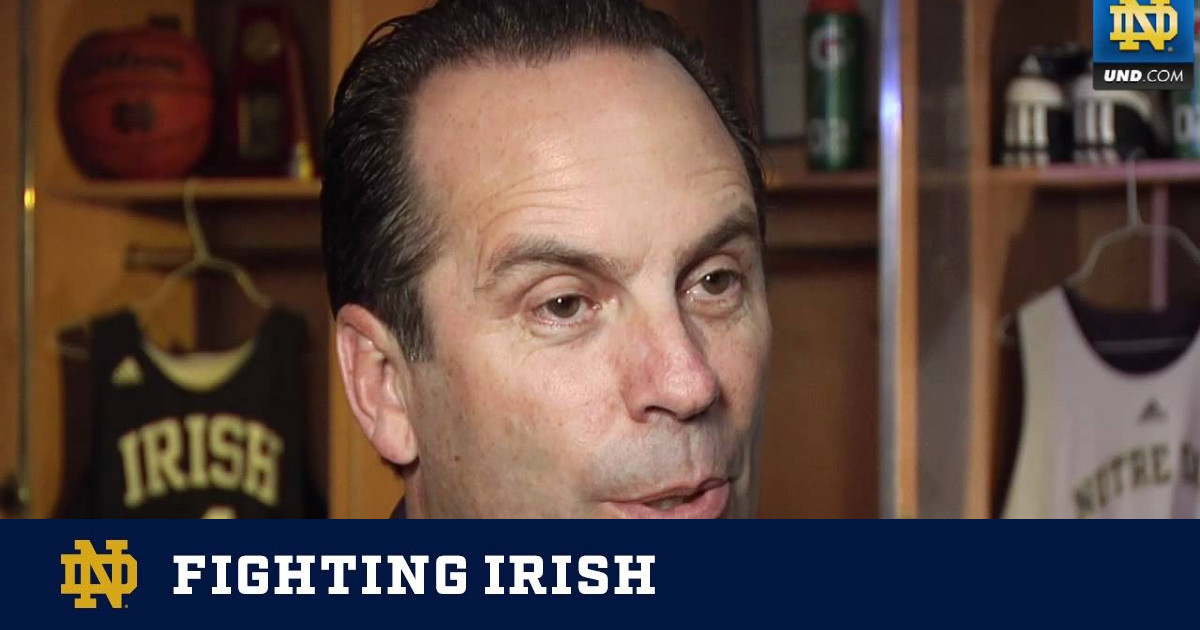 Mike Brey – Contract Extension Interview Part 2 – Notre Dame – Notre ...