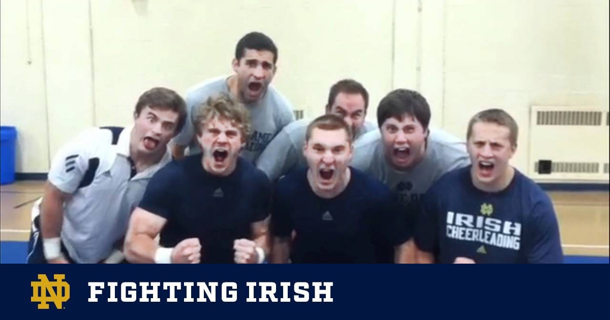 Notre Dame Cheerleaders – How To Cheer On The Defense – Notre Dame ...