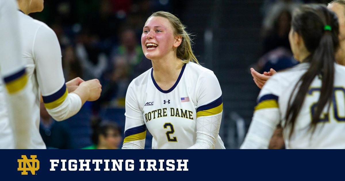 Irish Volleyball Unveils 2019 Schedule – Notre Dame Fighting Irish ...