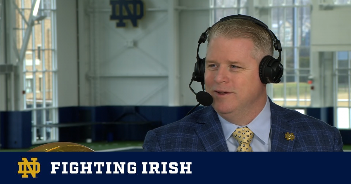 @NDFootball | Brian Polian Interview – Signing Day (2019) – Notre Dame ...