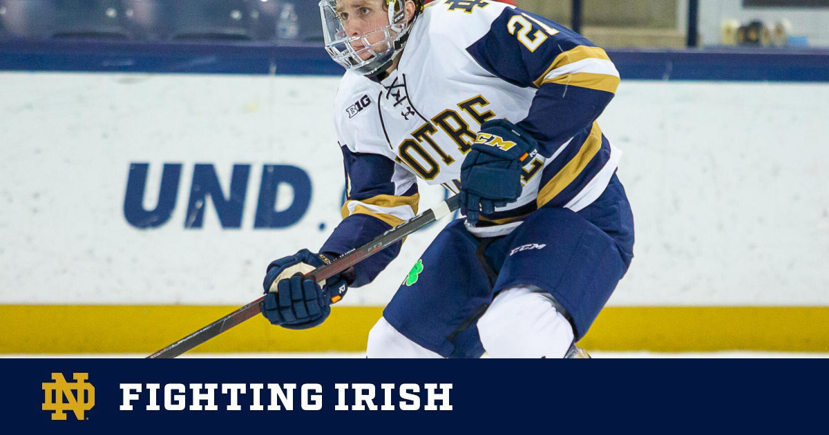Max Ellis Named Big Ten’s Second Star of the Week – Notre Dame Fighting ...
