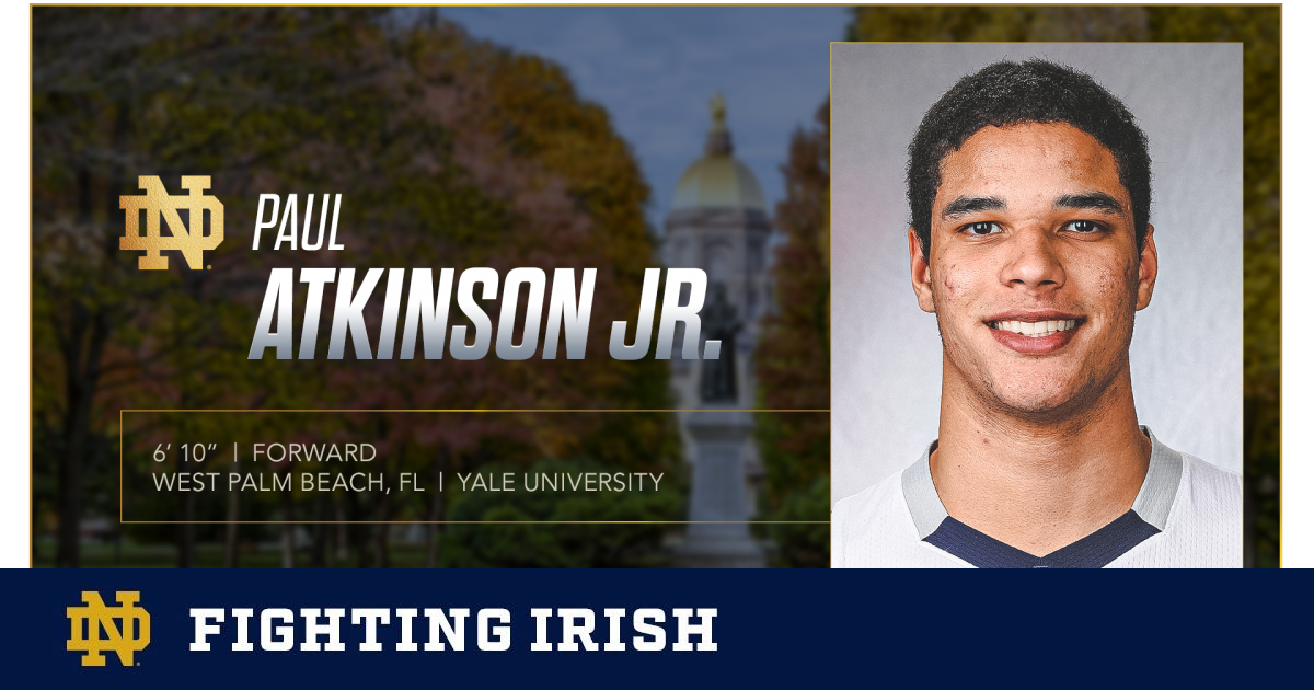 Paul Atkinson Jr. Is Irish – Notre Dame Fighting Irish – Official ...