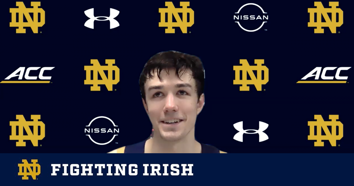 Cormac Ryan Press Conference – Duke – Notre Dame Fighting Irish ...