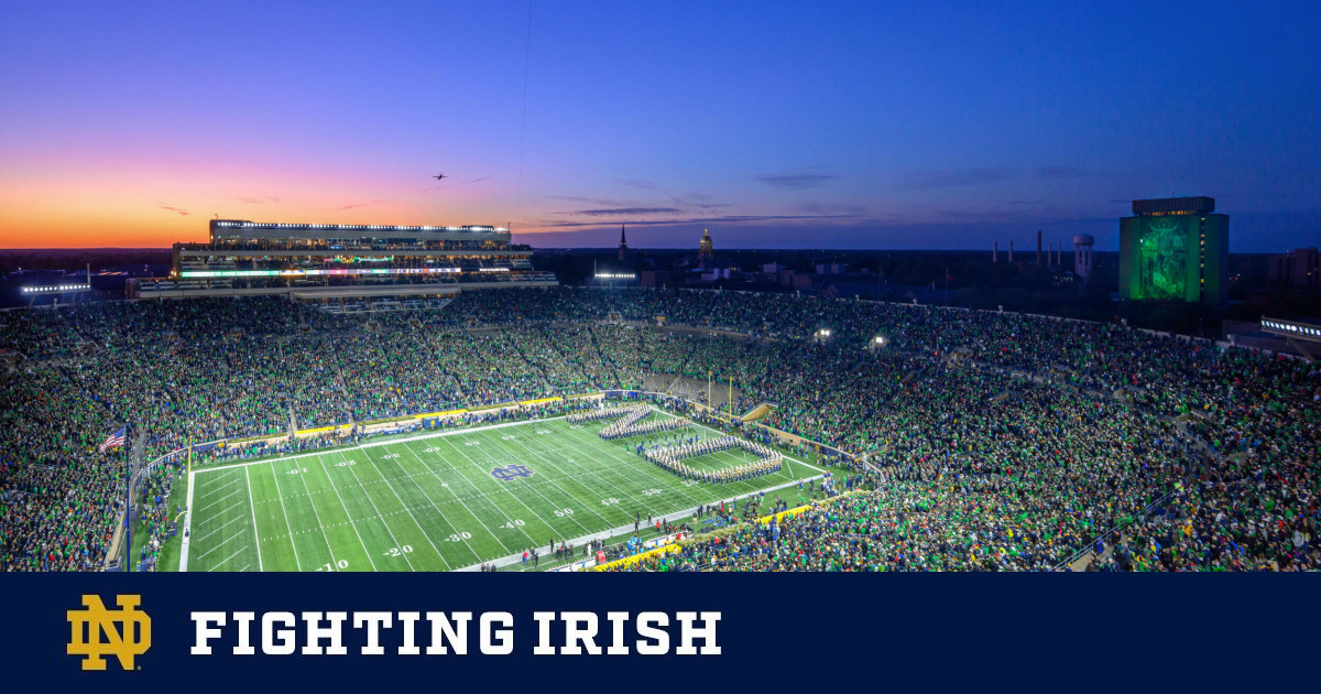 Notre Dame Introduces Chris Ackels as Notre Dame Stadium Public Address ...