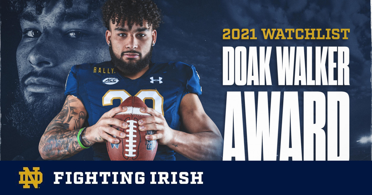 Williams Selected A Candidate for 2021 Doak Walker Award