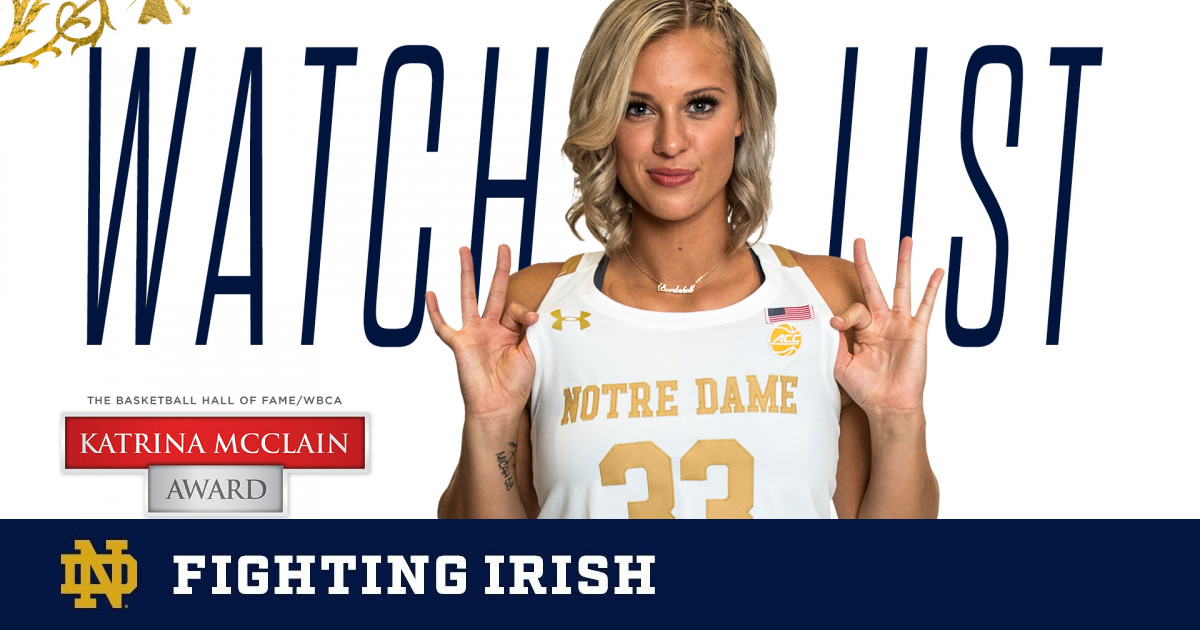 Brunelle on Katrina McClain Watch List – Notre Dame Fighting Irish ...
