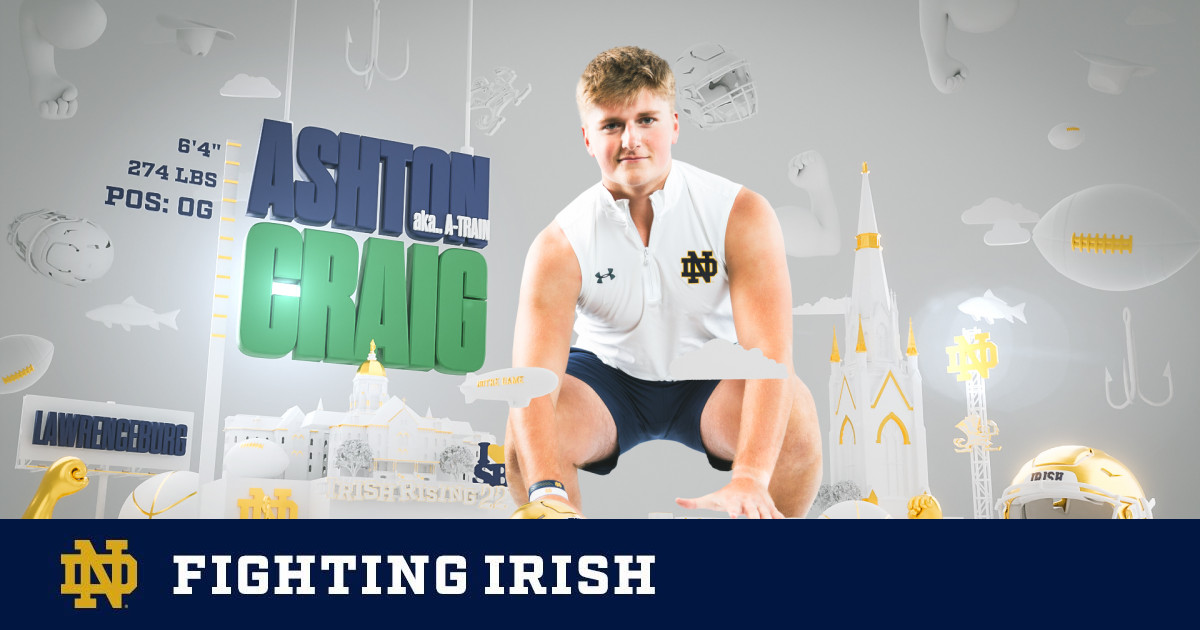 #IrishRising22 – Ashton Craig – Notre Dame Fighting Irish – Official ...