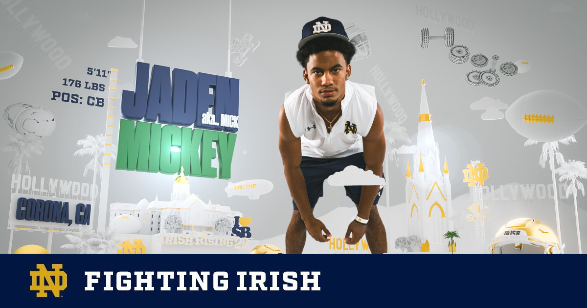 #IrishRising22 – Jaden Mickey – Notre Dame Fighting Irish – Official ...