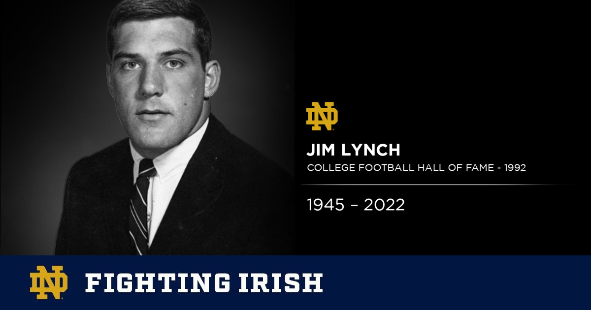 Hall Of Famer Jim Lynch Passes Away – Notre Dame Fighting Irish ...