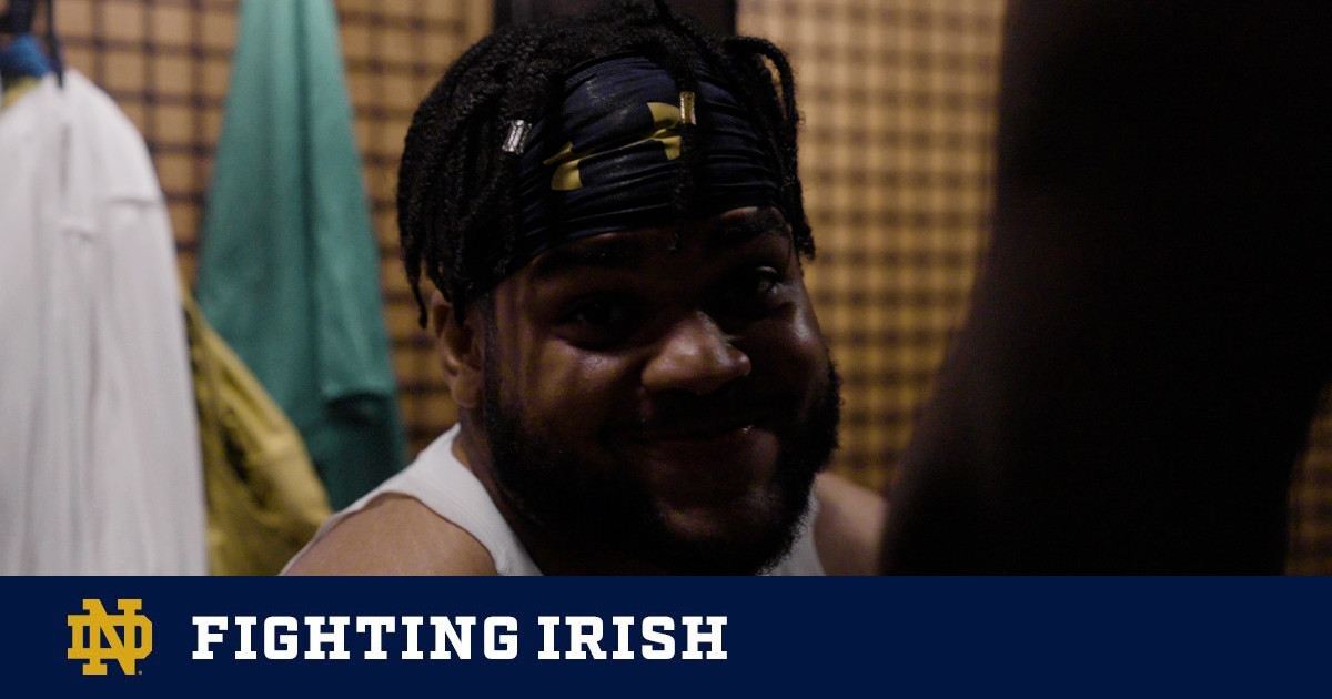 I’M HIM! Jacob Lacey dominates in Notre Dame’s win over Cal – Notre ...