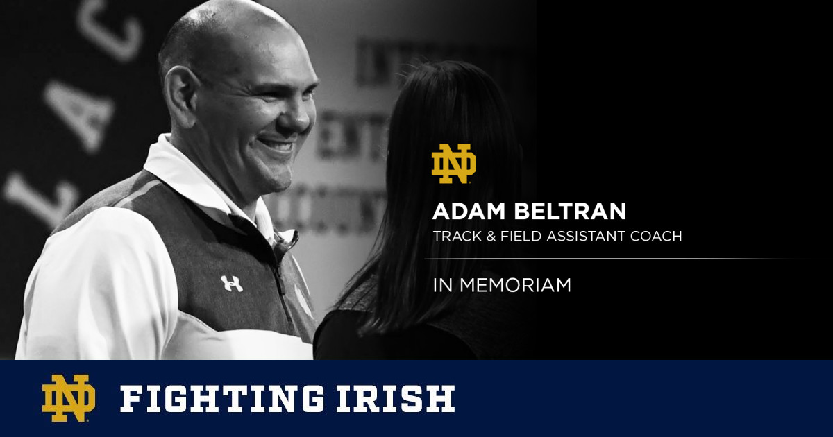 Notre Dame Mourns the Loss of Track and Field Assistant Coach Adam ...