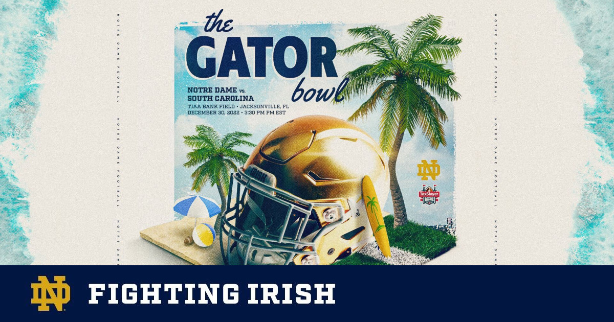 Irish Will Face South Carolina In 2022 Gator Bowl – Notre Dame Fighting ...