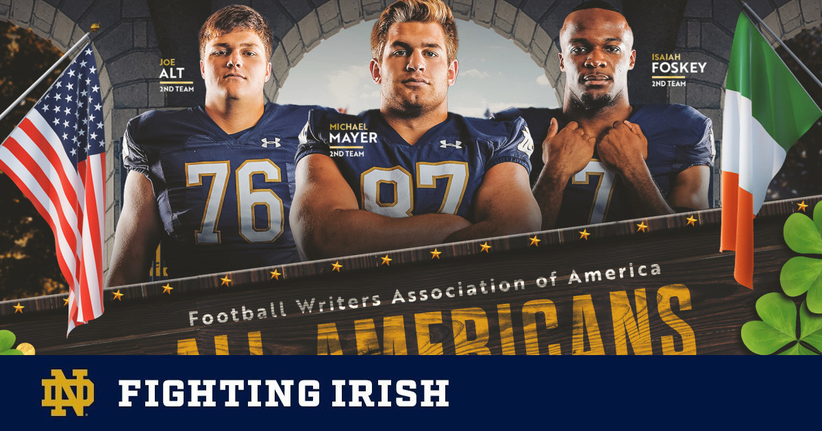 Three Irish Players Earn FWAA All-America Second Team Accolades – Notre ...